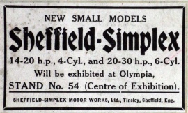 Sheffield-Simplex Motor Works - Graces Guide