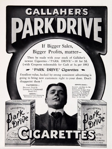 Park Drive Cigarettes - Graces Guide