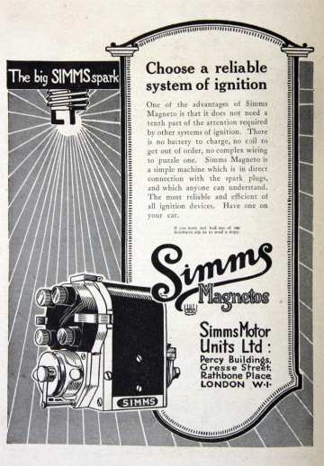Simms Motor Units - Graces Guide