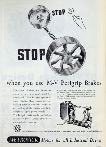 Metropolitan-Vickers: Industrial Equipment - Graces Guide