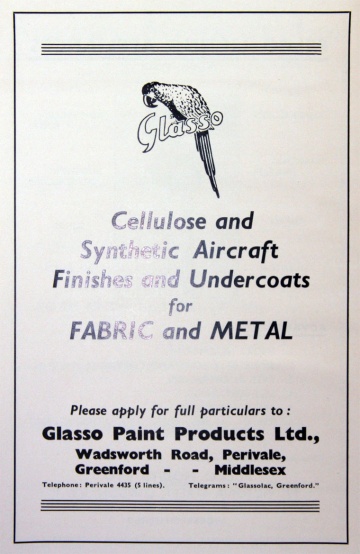 Glasso Paint Products - Graces Guide