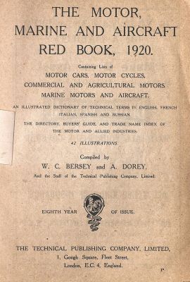 1920 Motor, Marine and Aircraft Red Book: Company S - Graces Guide