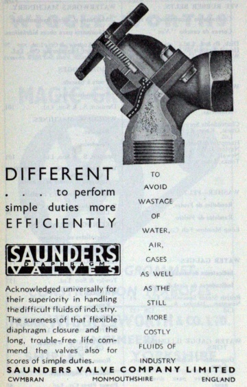 Saunders Valve Co - Graces Guide
