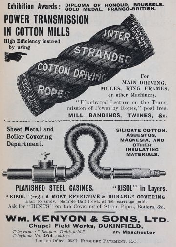 William Kenyon and Sons - Graces Guide