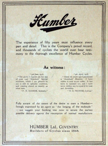 Humber: Cycles - Graces Guide