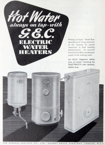 GEC: Domestic Appliances - Graces Guide