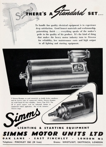 Simms Motor Units - Graces Guide