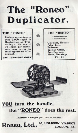 Roneo - Graces Guide