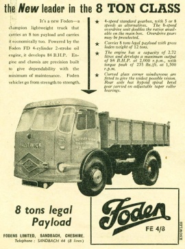 Foden: Lorries - Graces Guide