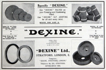 Dexine Patent Packing and Rubber Co - Graces Guide