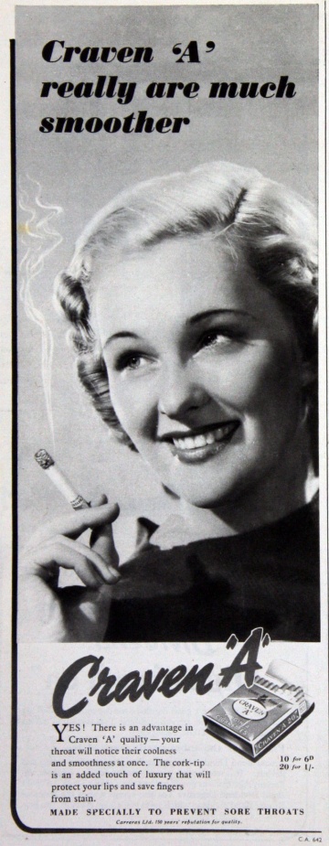 Craven A Cigarettes - Graces Guide