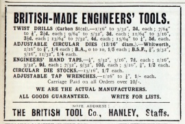 British Tool Co - Graces Guide