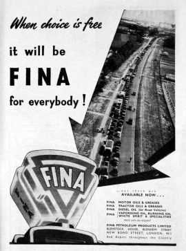 Fina Petroleum Products - Graces Guide