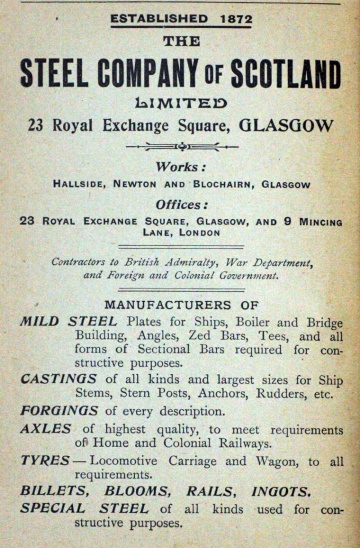 Steel Company of Scotland - Graces Guide