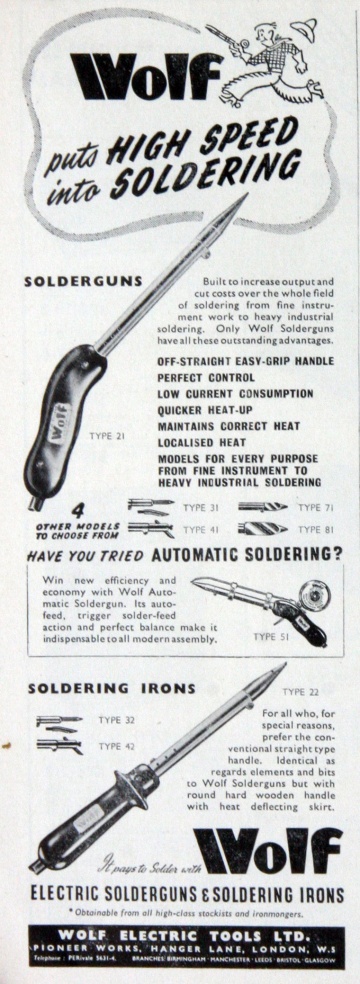 Wolf Electric Tools - Graces Guide