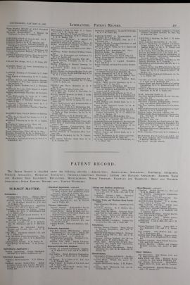 Engineering 1940 Jul-Dec: Index: Patent Record - Graces Guide