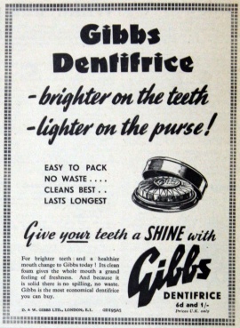 Gibbs Toothpaste - Graces Guide