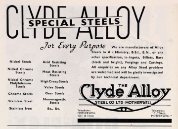 Clyde Alloy Steel Co - Graces Guide