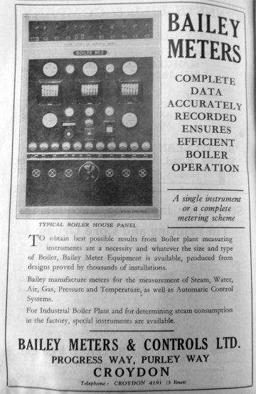 Bailey Meters and Controls - Graces Guide