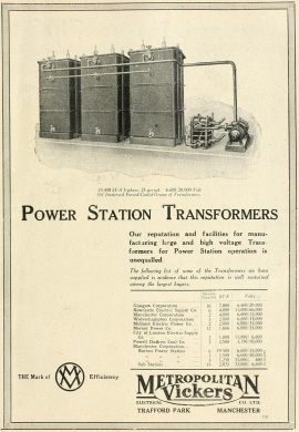 Metropolitan-Vickers: Electricity Generation and Transmission - Graces ...