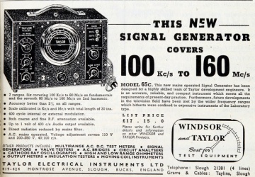 Taylor Electrical Instruments - Graces Guide