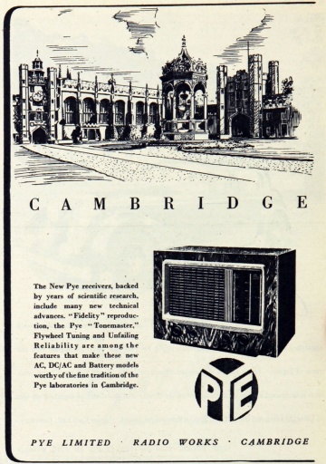 Pye: Radio - Graces Guide