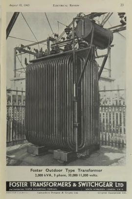 Foster Transformers - Graces Guide