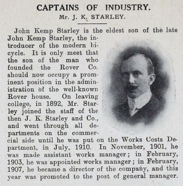 John Kemp Starley (1877-1941) - Graces Guide