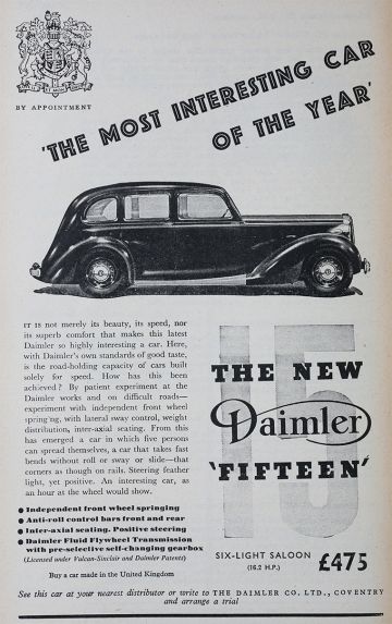 Daimler: Fifteen - Graces Guide