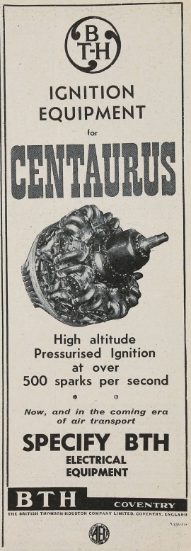 Bristol Engine Co: Centaurus - Graces Guide