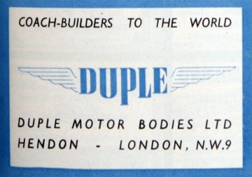 Duple Motor Bodies - Graces Guide