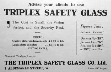 Triplex Safety Glass Co - Graces Guide
