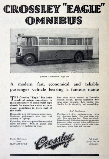 Crossley Motors: Buses - Graces Guide