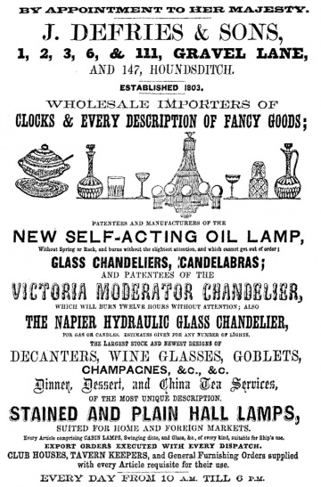 J. Defries and Sons - Graces Guide