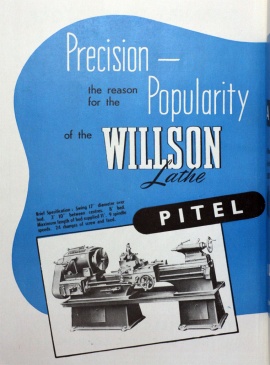 Willson Lathes - Graces Guide
