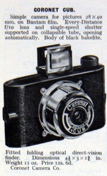 Coronet Camera Co - Graces Guide