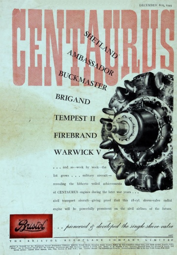 Bristol Engine Co: Centaurus - Graces Guide