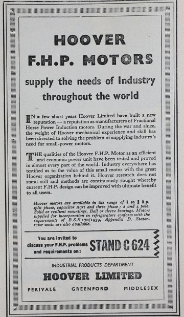 Hoover (Electric Motors) - Graces Guide