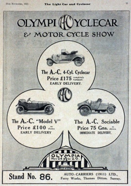 AC Cars (Auto-Carriers) - Graces Guide