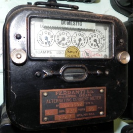 Ferranti: Electricity Meters - Graces Guide