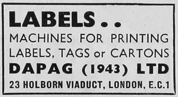 Dapag (1943) - Graces Guide