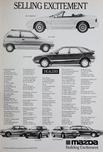 Mazda Cars - Graces Guide