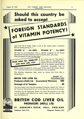 British Cod Liver Oil Producers - Graces Guide
