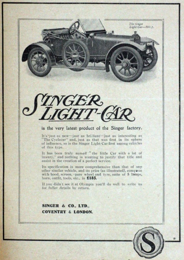 Singer: Cars - Graces Guide