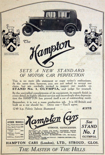 Hampton Cars - Graces Guide