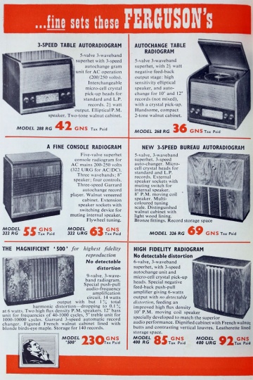 Ferguson Radio Corporation - Graces Guide