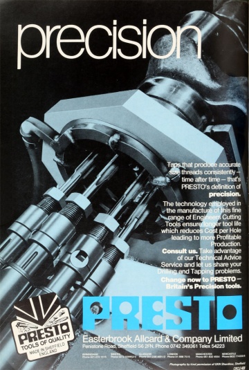 Presto Tools - Graces Guide