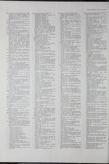 Engineering 1959 Jul-Dec: Index - Graces Guide