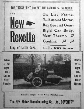 Rex Motor Manufacturing Co - Graces Guide