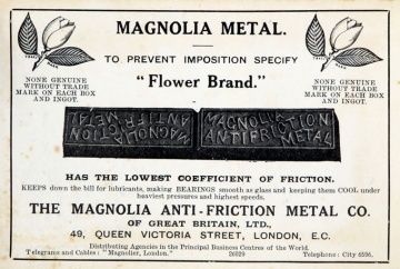 Magnolia Anti-Friction Metal Company of Great Britain - Graces Guide